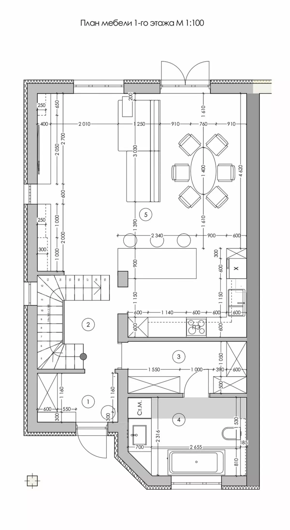 Foto: In styl, moderne, huis, Oekraïne, projek van die week, Irpen, Townhouse, 4 of meer, meer as 90 meter, quaderargitektuur - foto