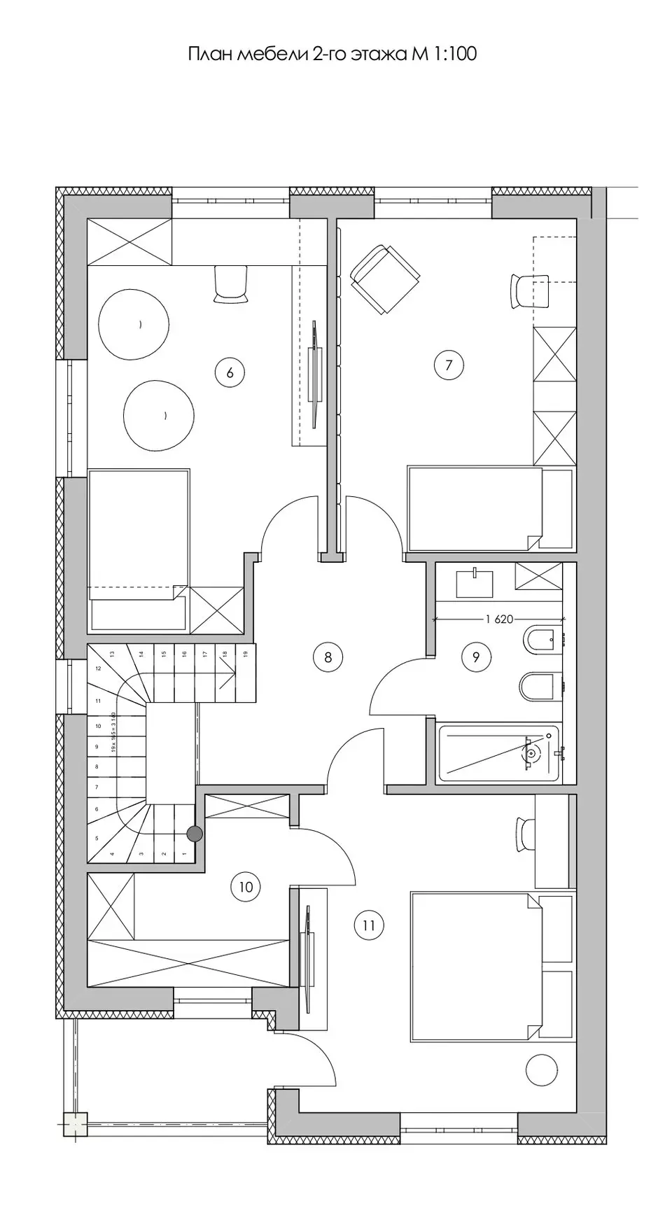 Foto: V slogu, moderni, hiši, Ukrajina, projekt tedna, IRPEN, Townhouse, 4 ali več, več kot 90 metrov, Queder Architecture - fotografija