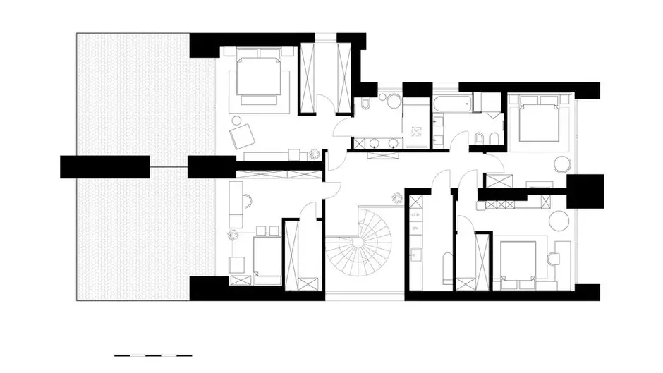 Planen Sie mit Möbelanordnung, 2. Etage