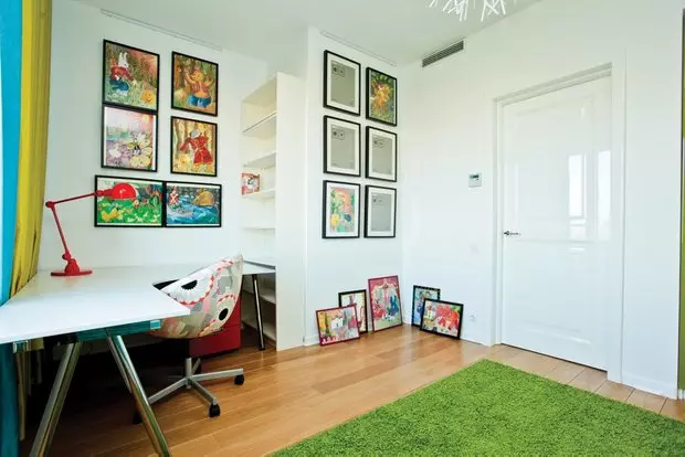 Photo: Décor moderne et intérieure de style pour enfants, décor à la maison, peintures - photo