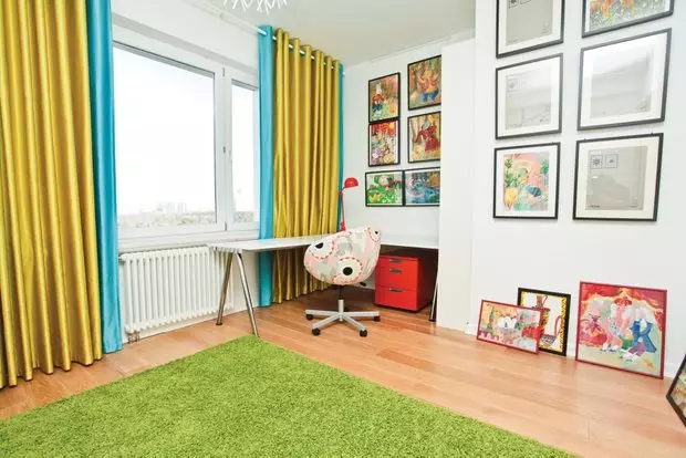 Photo: Décor moderne et intérieure de style pour enfants, décor à la maison, peintures - photo