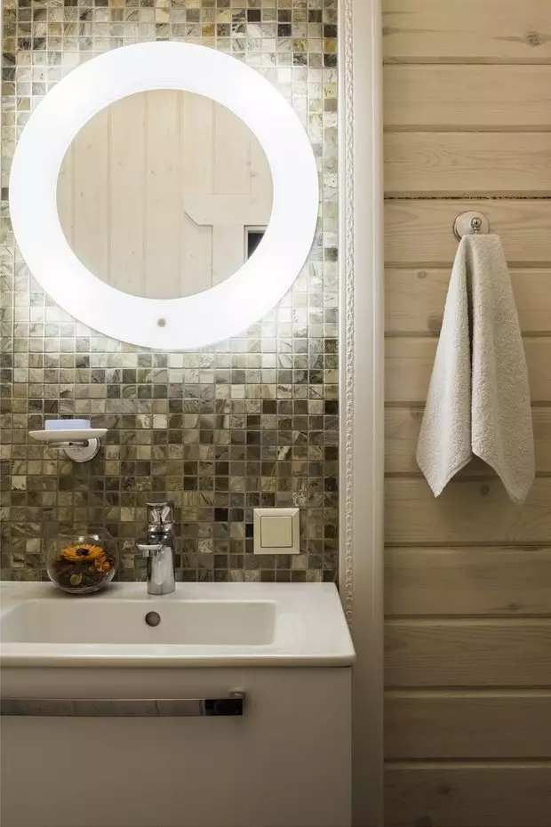 صورة فوتوغرافية: Bathroom in Modern Style، Eco، نصائح، إصلاح في الممارسة العملية، منزل وكوخ، آنا Ragulina، باث البناء - صور