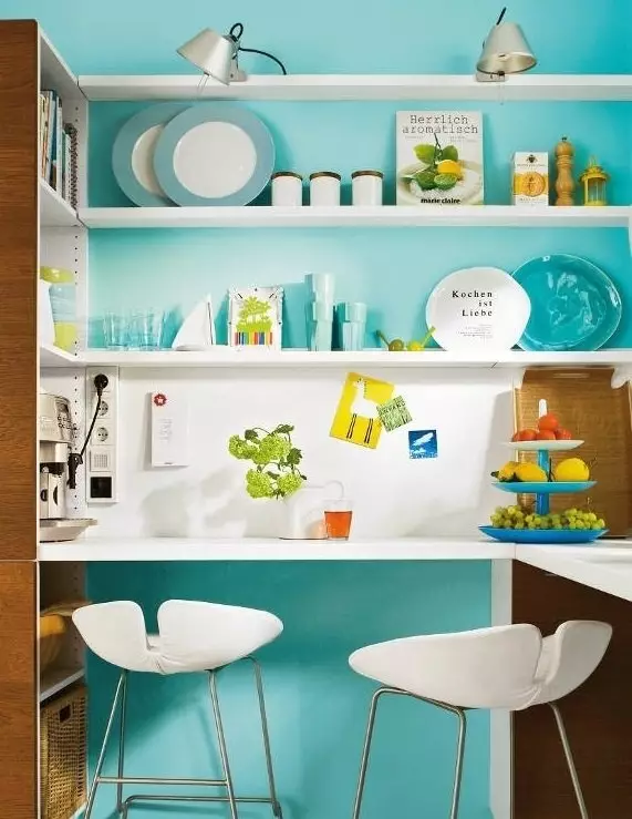 Foto: Ruang dapur dan ruang makan di Modern, Diy, Apartemen Kecil, Apartemen, Kiat - Foto