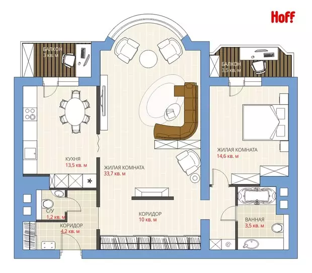 Photo: Isitayela, efulethini, ukuhlela, hoff, ukwakhiwa kabusha, i-hoff, i-155mk, i-panel House, kanye-155b, kanye-155n - isithombe