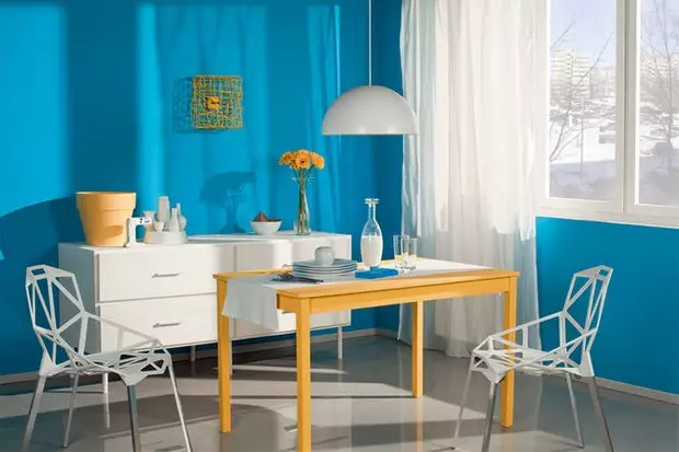 Foto: mobles i llum a l'estil de la decoració escandinau, moderna, d'interior, decoració de la llar - Foto