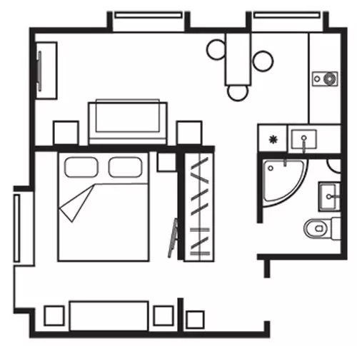 Foto: Planificación de estilo, ecléctico, apartamento, casas y apartamentos, IKEA, proyecto de la semana, reurbanización, Moscú, Zara Home - Foto