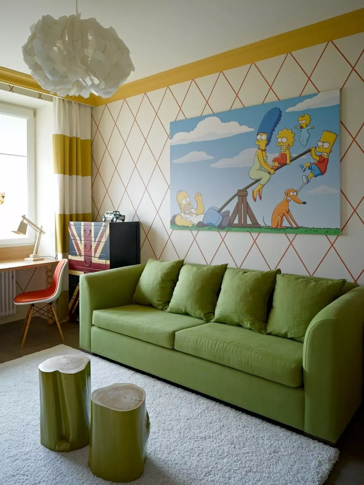 Photo: Children's in-style modern, eclectic, apartment, project of the week, Moscow, brick house, 4 and more, more than 90 meters, Natalia Pilipenko, Ekaterina Fedorova, LCD "House on Mozhaisk" - Photo