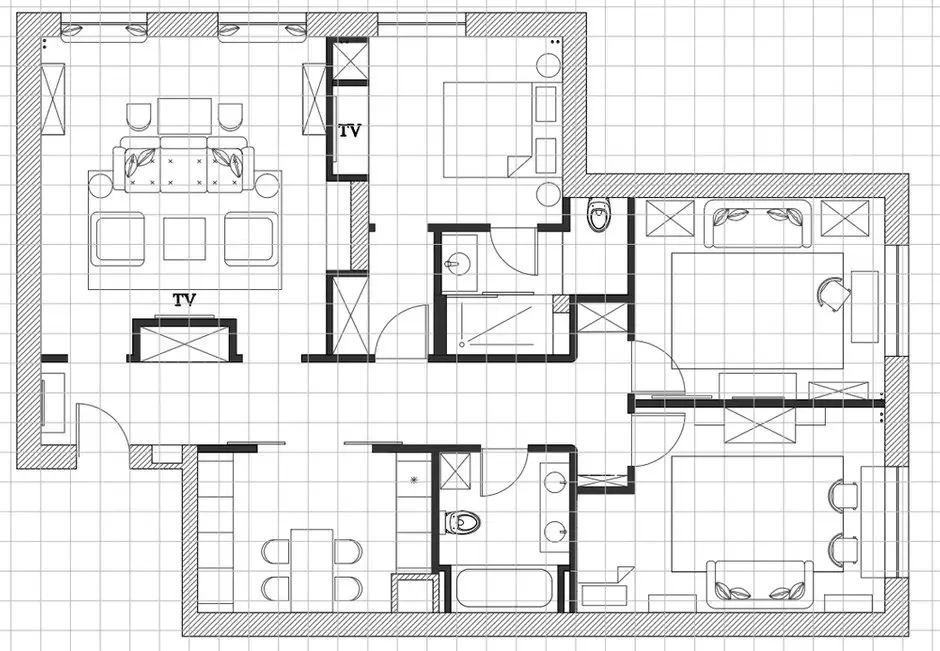 Cor, esculturas e falsefina: Apartamento luminoso em Moscou 121938_22