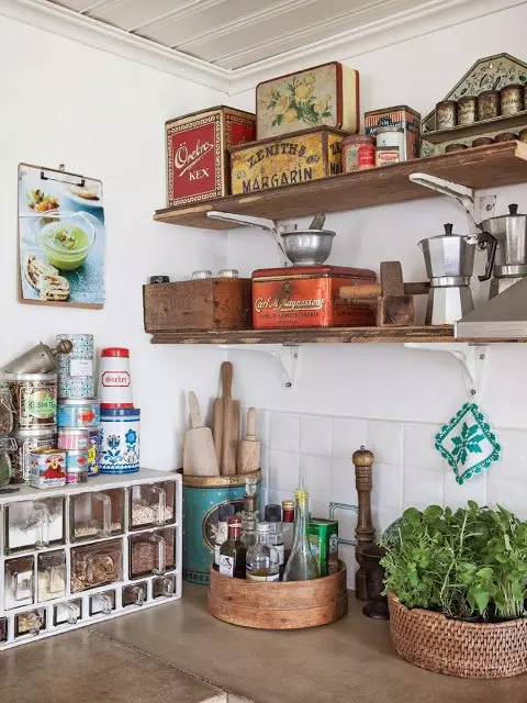 Foto: dapur dan ruang makan dengan gaya, aksesoris, interior kamar, dekorasi - foto