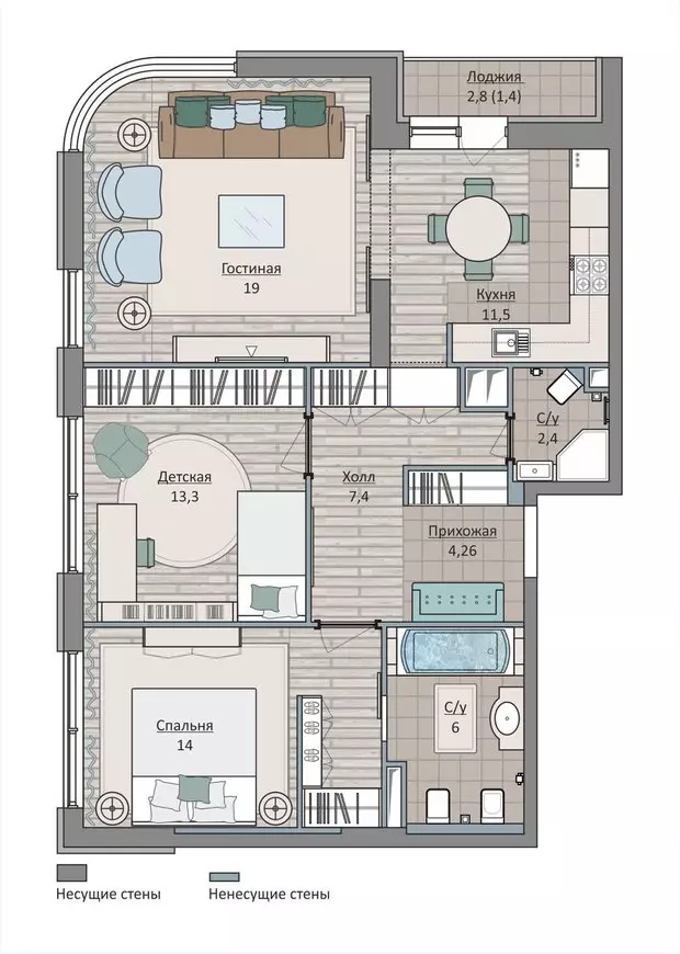 Jak zrobić komfortowy apartament z małego Treshy 123509_6