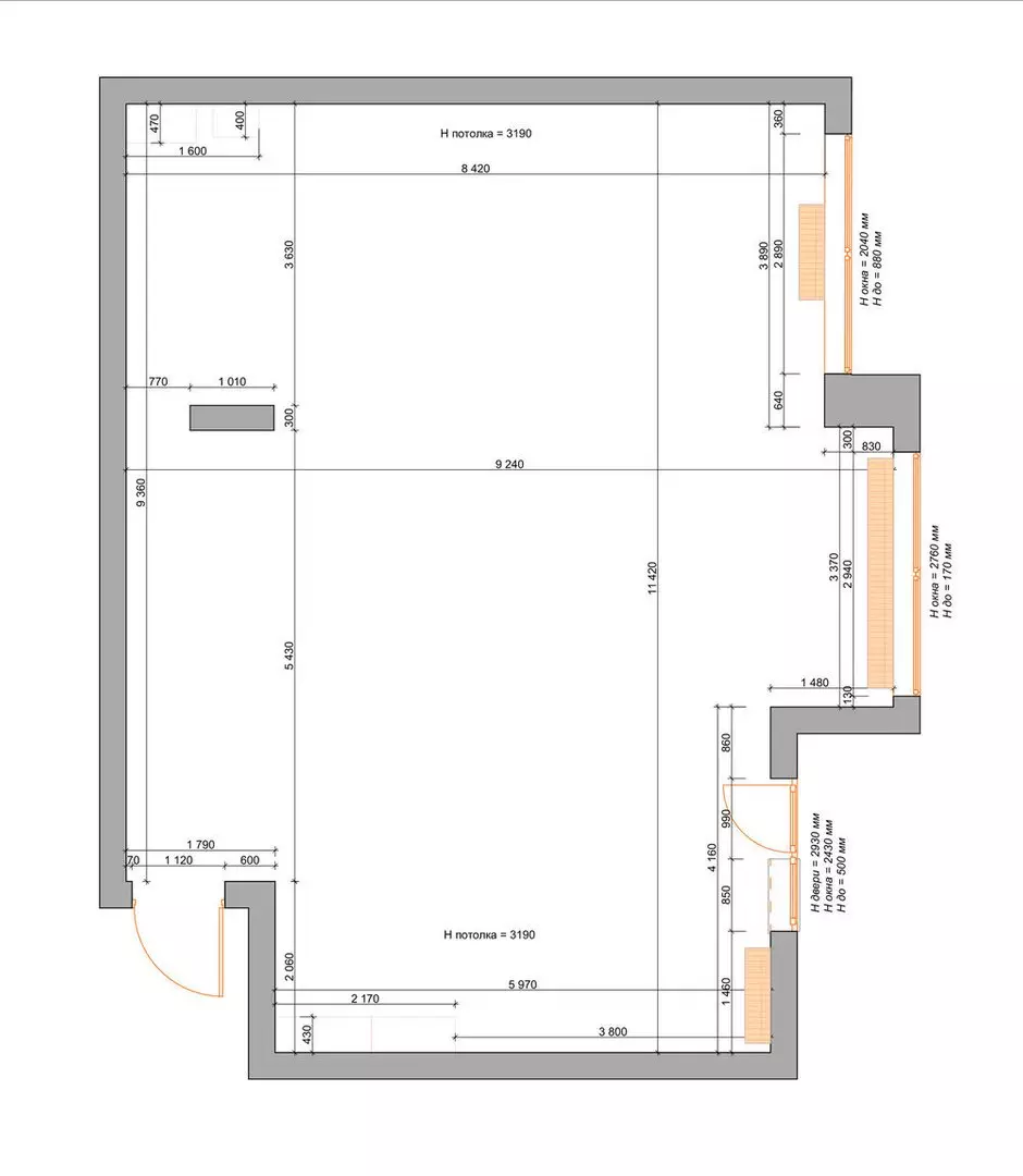 Foto: Planificació d'estil, escandinau, apartament, reurbanització, Moscou, Inna Velichko, 3 habitacions, 60-90 metres - Foto