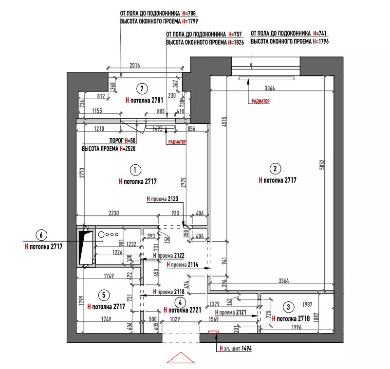 Foto: Stil planlaşdırma, mənzil, studiya, yenidənqurma, Sankt-Peterburq, 40-60 metr, Marina Svetlova - FOTO