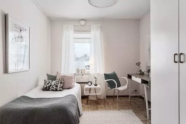 Foto: magamistuba Stendinavia stiilis, minimalism, köök ja söögituba, elutuba, interjöör, maja, maja, Stockholm, kuidas luua hubane atmosfäär, 4 ja rohkem, rohkem kui 90 meetrit, külalislahke interjööri - foto