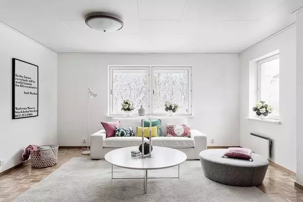 Foto: Kamar Living Scandinavia, ruangan pawon lan panedhaan, dekorasi interior, omah, Swedia, Stockholm, cara nggawe swasana sing mulyo, 4 lan luwih, luwih saka 90 meter, foto