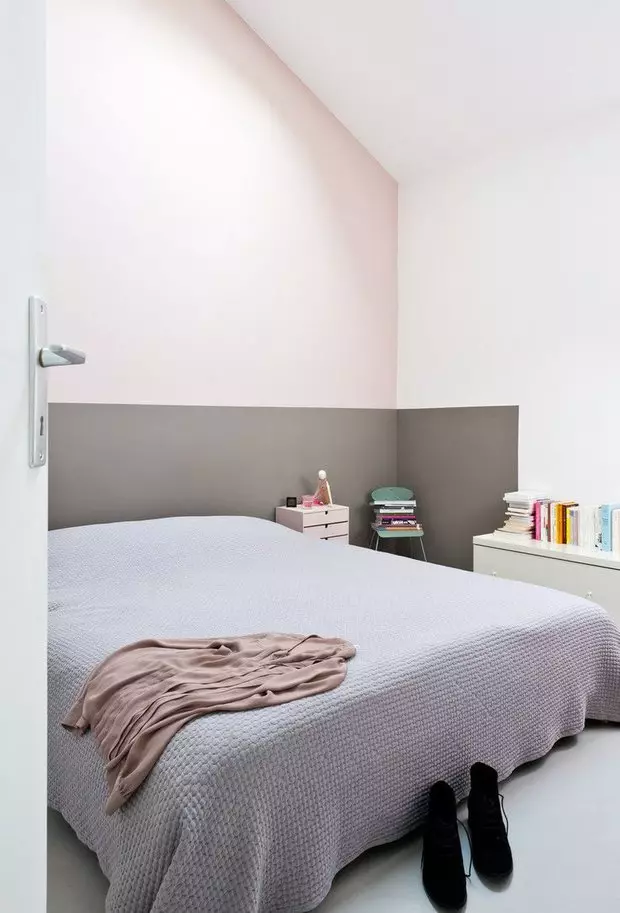 Foto: en estil, dormitori, decoració d'interior, apartament de grandària, decoració, consells, Hoff - Foto