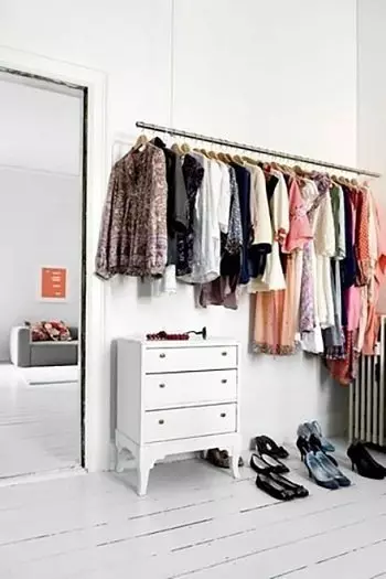 Photo: Armoire en Provence et Style de campagne, Scandinave, Chambre à coucher, Décoration d'intérieur, Petit appartement, Appartement, Astuces - Photo