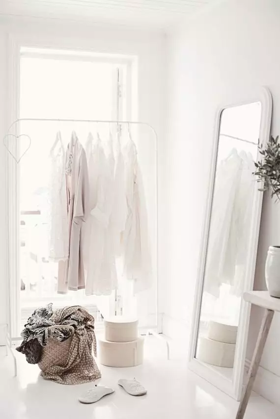 Photo: Chambre en style scandinave, décor intérieur, petit appartement, appartement, conseils - photo