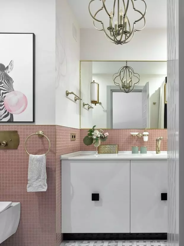 Photo: salle de bain en style classique, moderne, décor intérieur - Photo