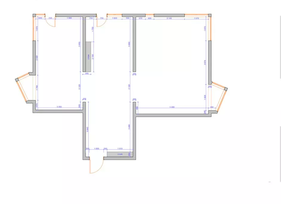 Interior de la semana: Apartamento de cuatro habitaciones en Khimki.