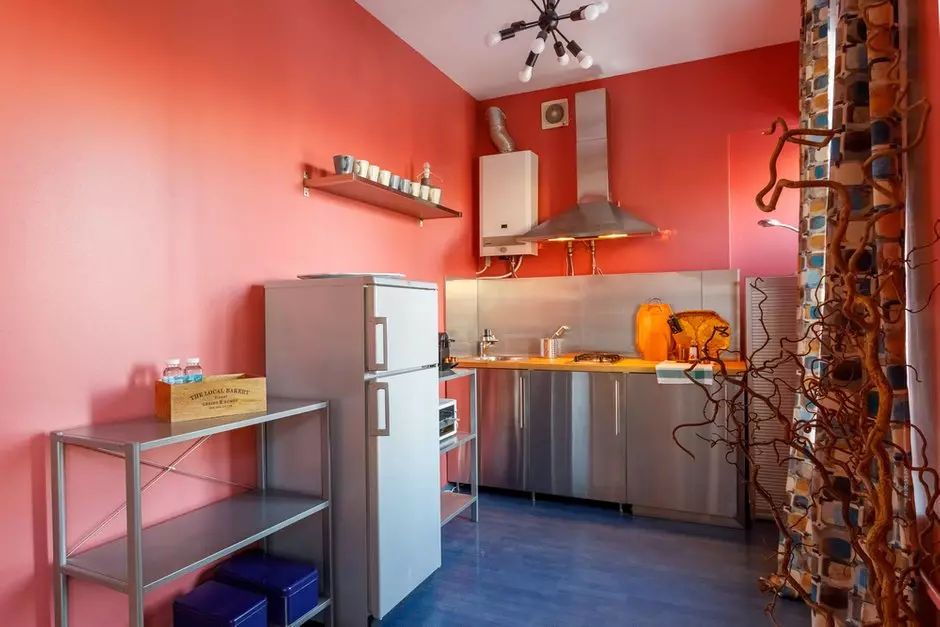 Foto: Kombuis en eetkamer in moderne styl, - foto