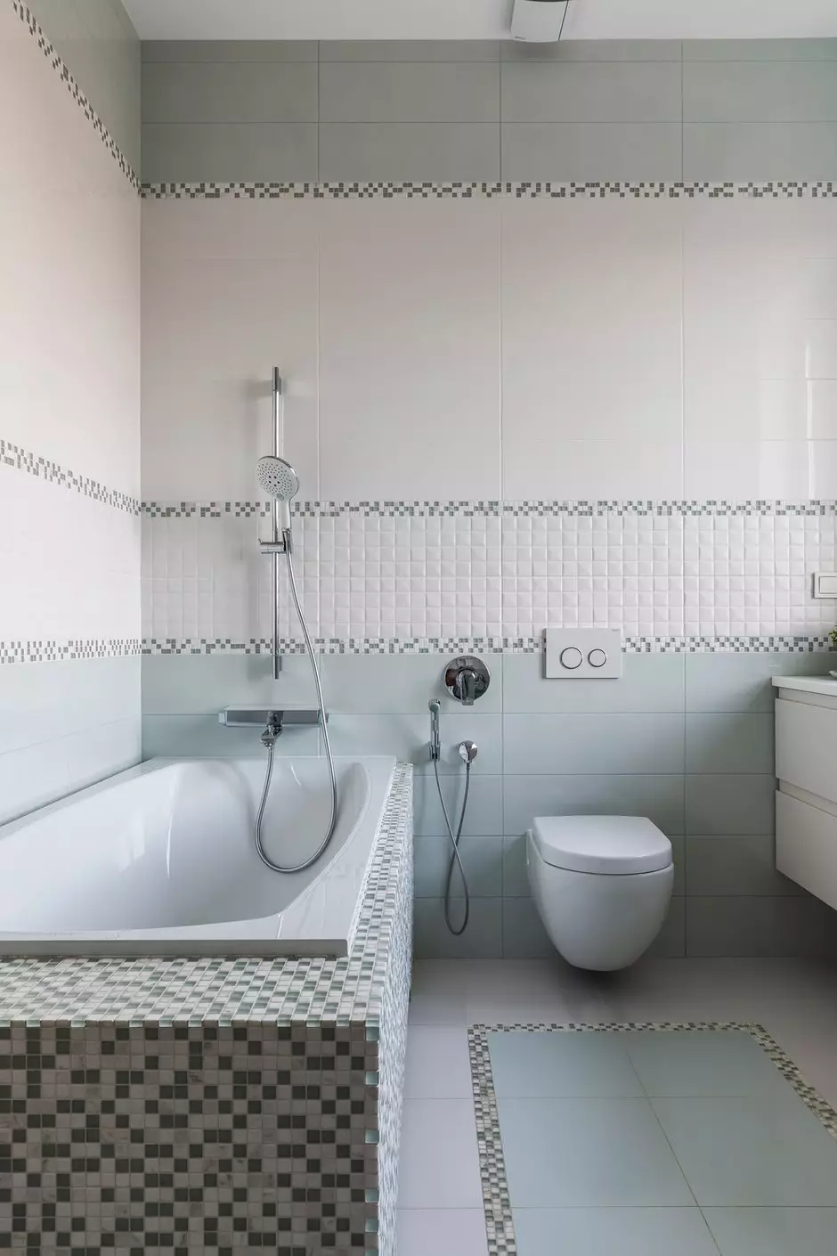 Photo: Salle de bain dans le style de moderne, maison, projet de la semaine, maison et cottage, 4 ou plus, plus de 90 mètres, Alice Svistunov, Bon-tonne - Photo