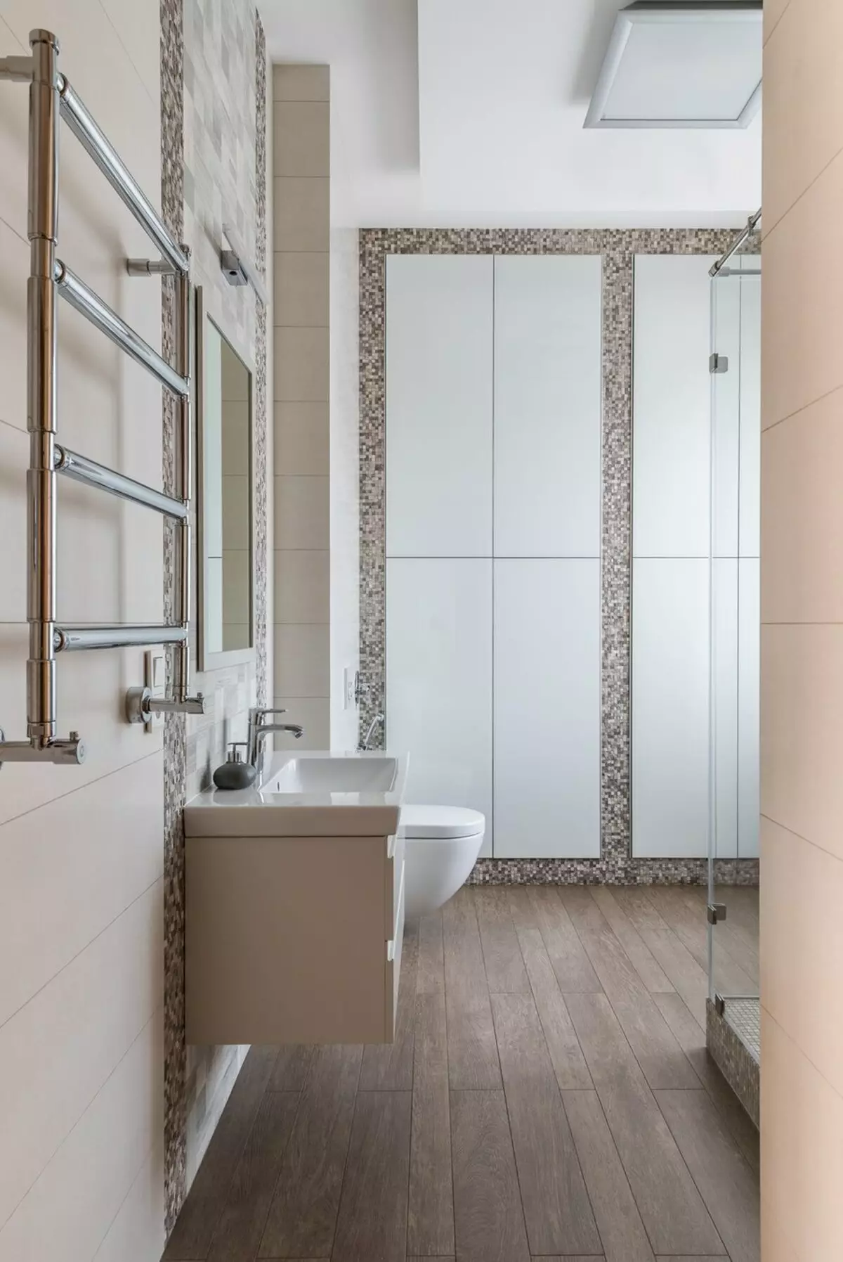 Photo: Salle de bain dans le style de moderne, maison, projet de la semaine, maison et cottage, 4 ou plus, plus de 90 mètres, Alice Svistunov, Bon-tonne - Photo