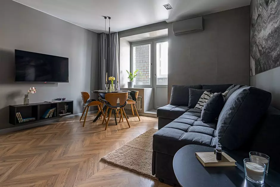 Fajna naprawa w dwóch pokojach 45 m² przez 13 tygodni z budżetem 1,9 miliona