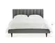 Bed Claire 180x200 dark gray with lifting mechanism