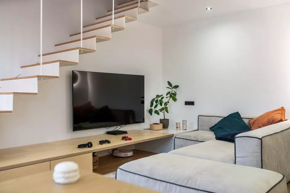 Foto: Saló a l'estil escandinau, modern, minimalisme, apartament, Ucraïna, projecte de la setmana, 2 habitacions, 60-90 metres, Lauri Brothers - Foto