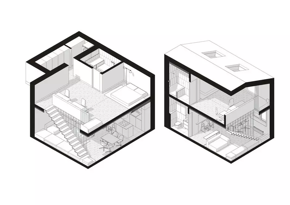 Foto: Planificació d'estil, escandinau, apartament, Ucraïna, minimalisme, projecte de la setmana, 2 habitacions, 60-90 metres, Lauri Brothers - Foto