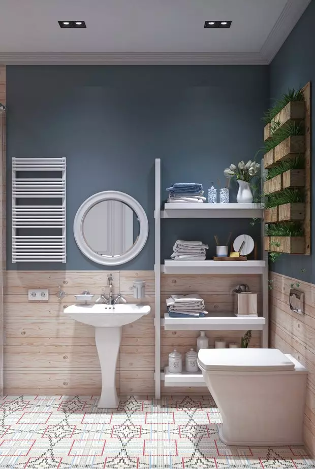 Foto: Bagno in stile eco-stile, consigli, guida, Marina Sargsyan, Dente Nikita, Mikhail Novinsky, Totaste Studio, Ekaterina Fedorova, Yucubedesign, Maria Pilipenko, Maria Glagolev - foto