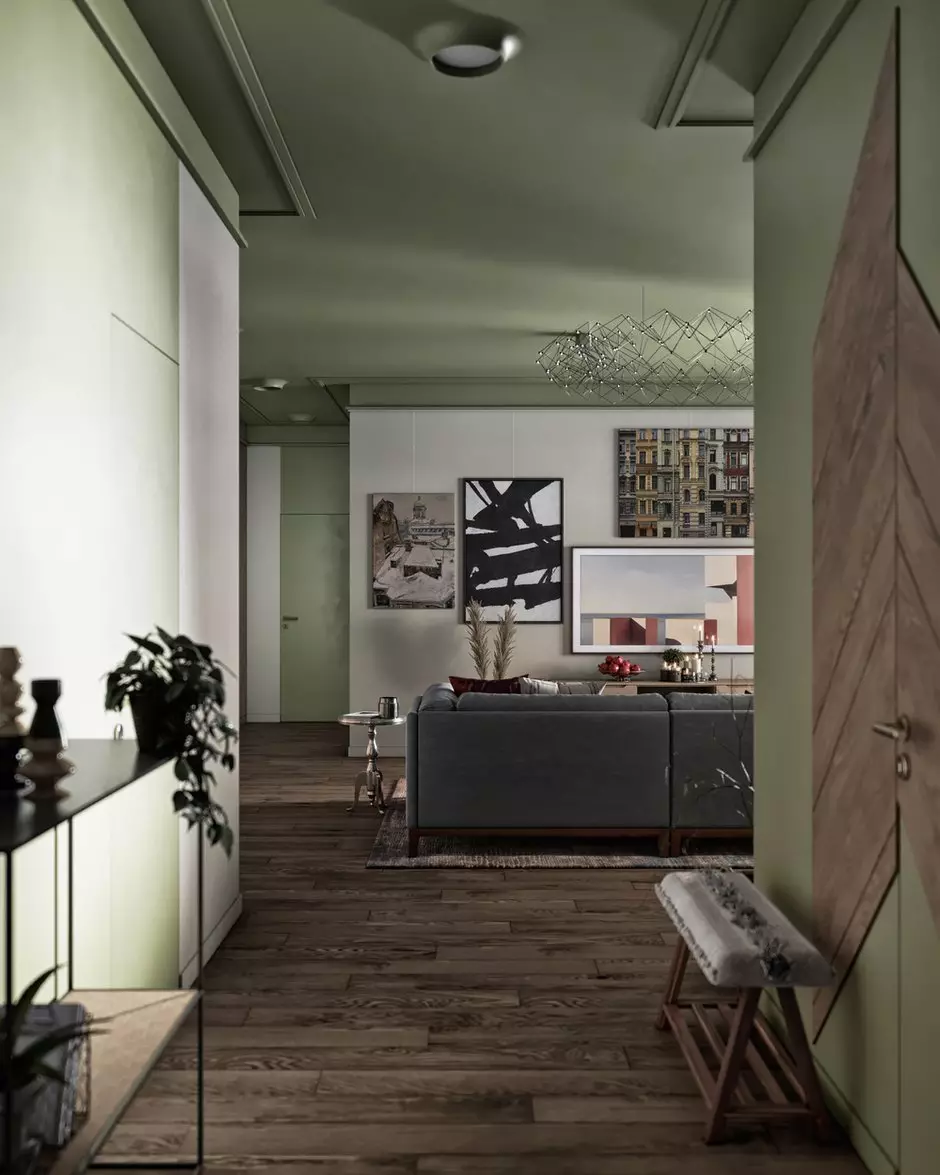 Wêne: Mailway Di Style Modern, Eclectic, Apartman, Projeya Hefteyê, St. Petersburg, Totaste, 3 Jûre, Zêdetirî 90 Metre - Wêne