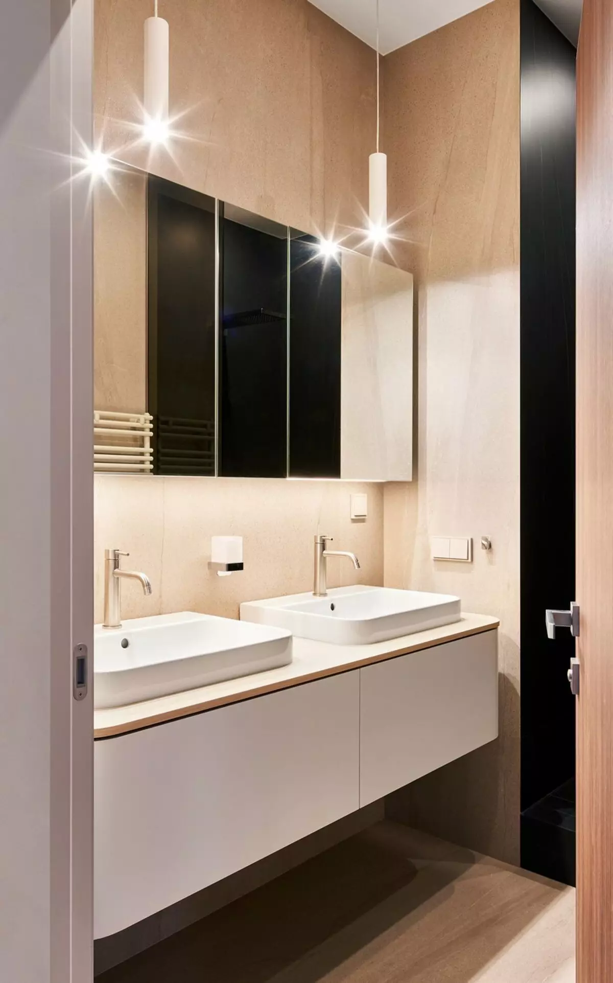 Foto: Baño en estilo moderno, apartamento, proyecto de la semana, San Petersburgo, 4 y más, más de 90 metros, Nikolay Bannikov - Foto