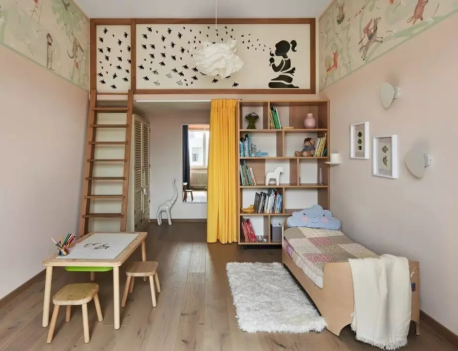 Foto: Moderno de estilo infantil, apartamento, proyecto de la semana, San Petersburgo, 4 y más, más de 90 metros, Nikolay Bannikov - Foto