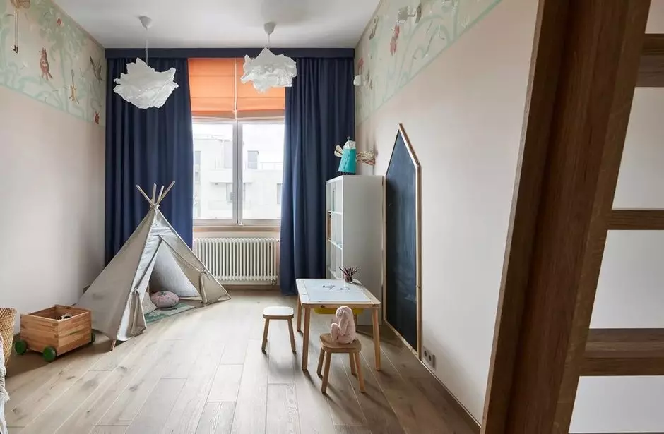 Foto: Moderno de estilo infantil, apartamento, proyecto de la semana, San Petersburgo, 4 y más, más de 90 metros, Nikolay Bannikov - Foto