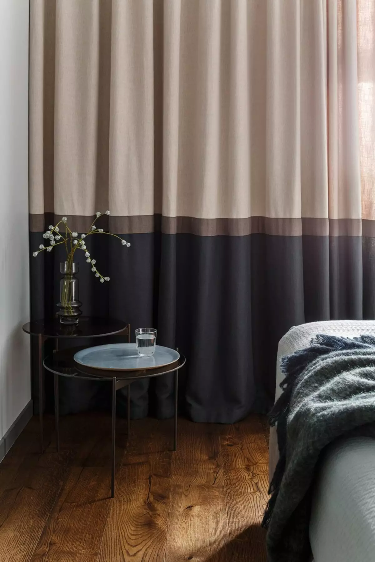 Foto: moderno, camera da letto dell'appartamento, appartamento, Mosca, casa monolitica, 4 e altro ancora, più di 90 metri, Yulia Kishkovich - Foto