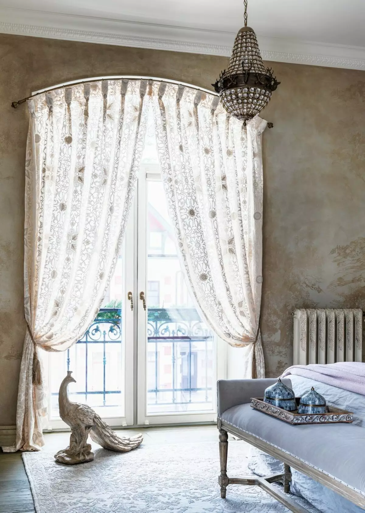 Foto: Provence and Country Style Bedroom, Loft, Ecléctico, Home, Mansion, Moscova, 4 e máis, máis de 90 metros, Daria Missura, # proxectos exclusivos - Foto