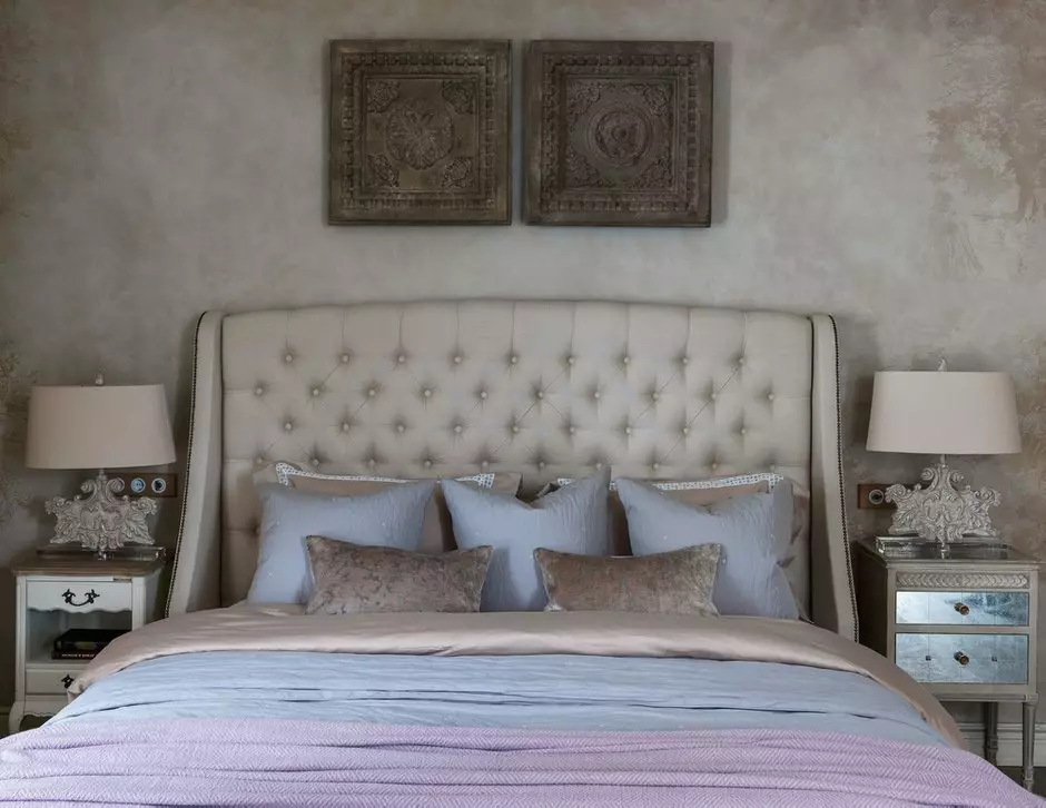 Foto: Provence and Country Style Bedroom, Loft, Ecléctico, Home, Mansion, Moscova, 4 e máis, máis de 90 metros, Daria Missura, # proxectos exclusivos - Foto