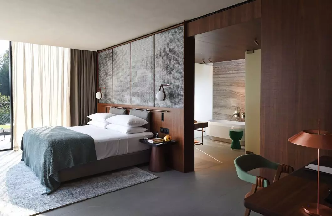 Foto: camera da letto in stile moderno, minimalismo, hotel, Philip Stark, Jean-Louis Denio, Kelly Hoppen, Jonathan Adler, # progetti esclusivi, Patricia Urkiola - Foto