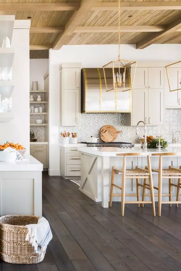 Foto: cucina e sala da pranzo in stile scandinavo, casa, Stati Uniti d'America, cottage, chalet, casa e cottage - foto