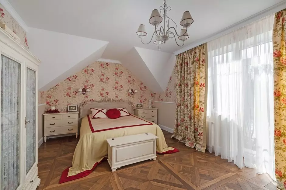 Photo: Dans le style, la Provence et le pays, Classique, Maison, Projet de la semaine, Vert, Beige, Bleu, Pink, Boutique d'intérieur, Comment équiper la pépinière, Finex, Tonin, Intérieur Mensard, Townhouse, Kaliningrad, Daria Kharitonova, Alexander Shevtsov , Comment émettre une maison dans le style anglais, comment organiser une maison dans un style de campagne, une design d'intérieur de la maison de ville, comment faire une crèche pour une fille, comment combiner la cuisine avec une salle à manger - Photo