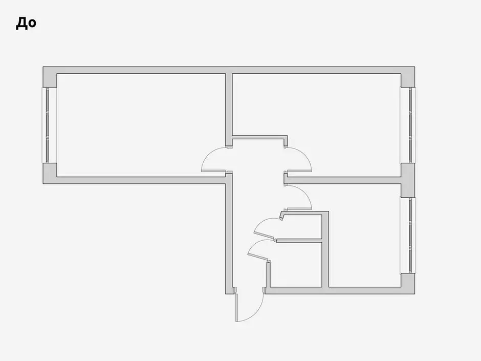 Foto: Planering i stil, skandinavisk, modern, liten lägenhet, lägenhet, projekt av veckan, St Petersburg, Panelhus, 2 rum, 40-60 meter, Bobo.Space - Foto