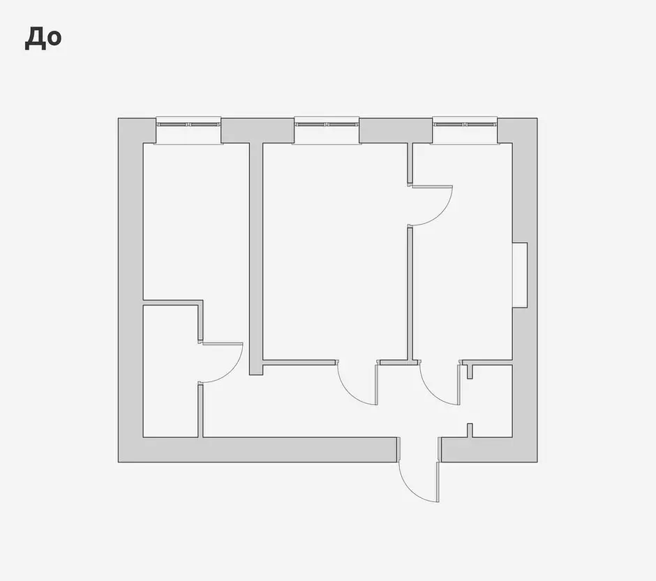 Foto: Perencanaan kanthi gaya, apartemen, proyek minggu, St. Petersburg, Brick House, 2 Kamar, 40-60 meter, Bobo.space - Bobo.space