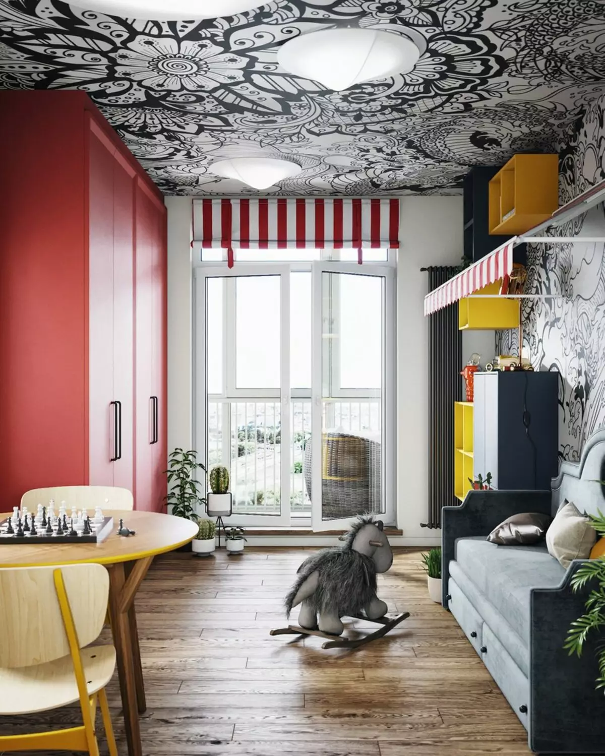 Foto: stile loft per bambini, eclettico, appartamento, progetto della settimana, St. Petersburg, Max Zhukov, Totaste Studio, 2 camere, 3 camere, 40-60 metri, 60-90 metri - Foto