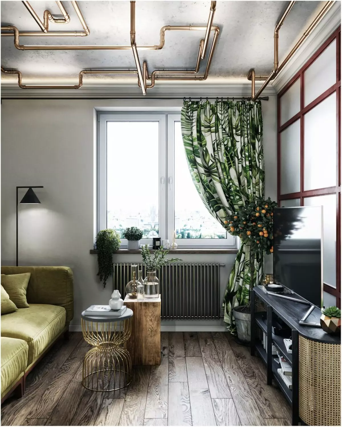 Foto: stile loft, stile eclettico, appartamento, progetto della settimana, St. Petersburg, Max Zhukov, Totaste Studio, 2 camere, 3 camere, 40-60 metri, 60-90 metri - Foto