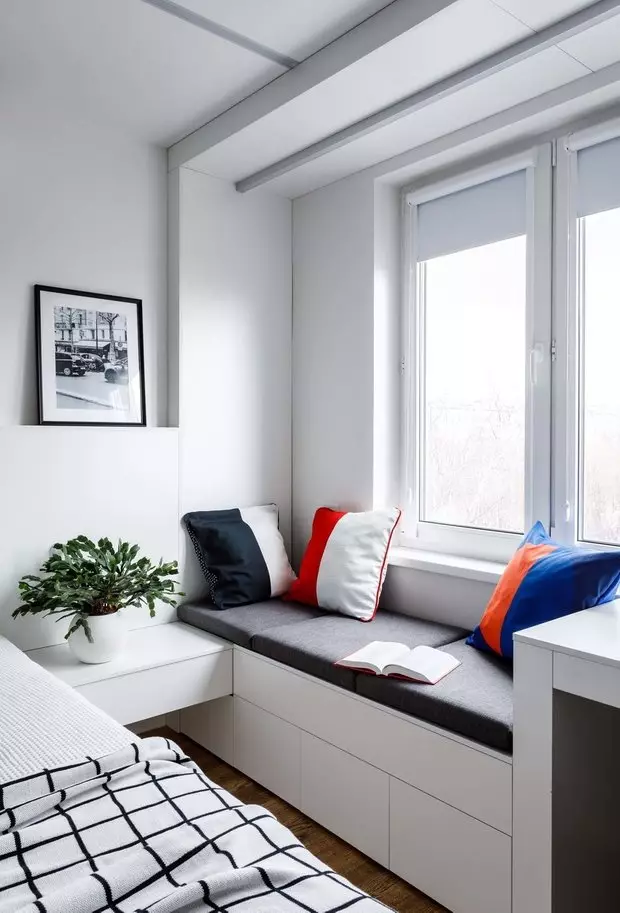 Photo: Chambre de style scandinave, Windowsill, Guide, Russem Uzhezmetov, «Appartement confortable», Comment utiliser le Windowsill, Natalia Preobrazhenskaya, Irina Leuchena, Irina Chistyakova, Zone de loisirs sur le Windowsill, Ksenia Dragonfly, Anna Pavlovskaya, Studio Toaste, Marina Zhukova , Alexander Arngoldt - Photo