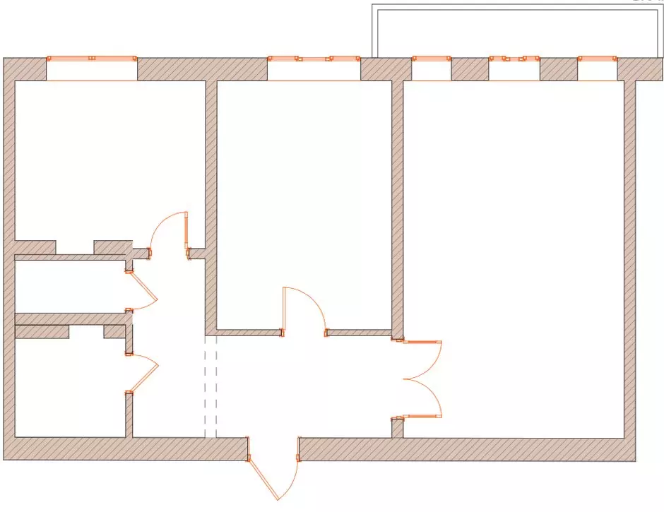 Litrato: Pagplano sa estilo, apartment, proyekto sa semana, Moscow, Svgeny Kulibaba, Stalinka, 200 meters, 600 ka metro, tuldok