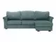 Izkinako sofa ohe Sydney Grey Turquoise kolorea