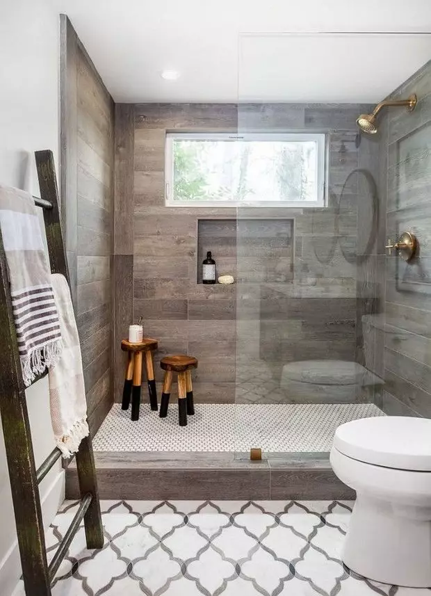 Photo: Bathroom in Eco style, kitchen and dining room, living room, tips, tiles, trends, obi - Photo