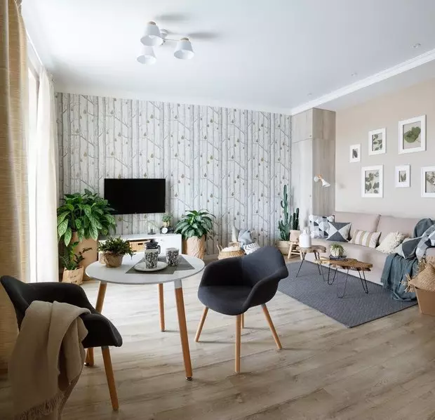 Foto: Stue i Skandinavisk stil, Interiørindretning, Obi, Obi, Trends 2020, New Scandinavian Style - Foto